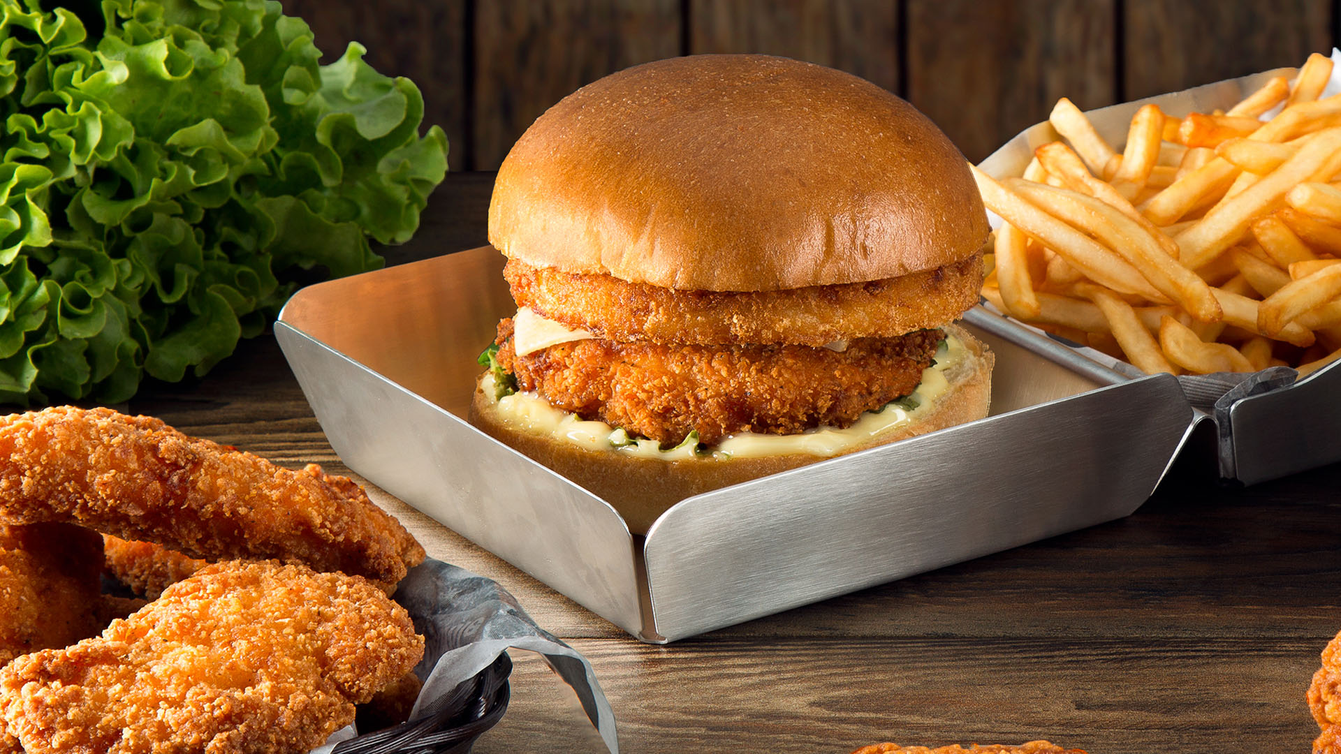 Burgers, Rolls & Salades - Chicken Time